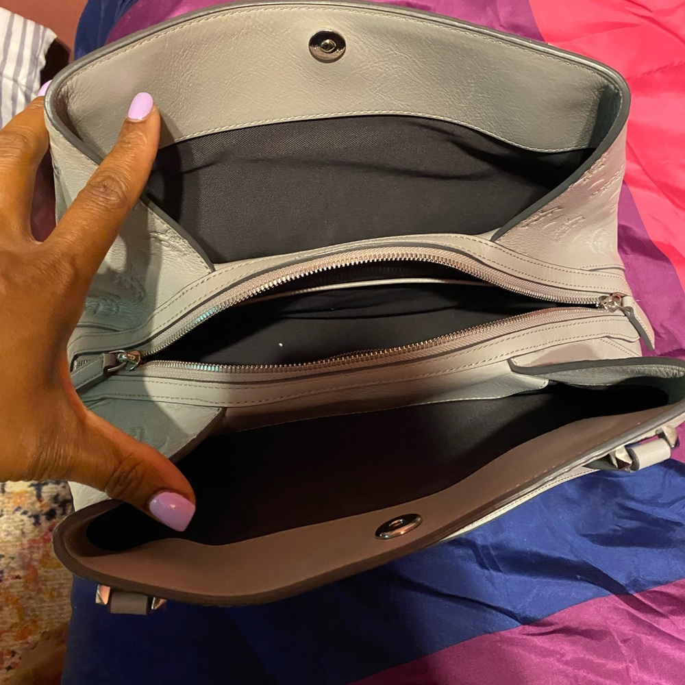 Mcm Gray Monogram Bag - Gem